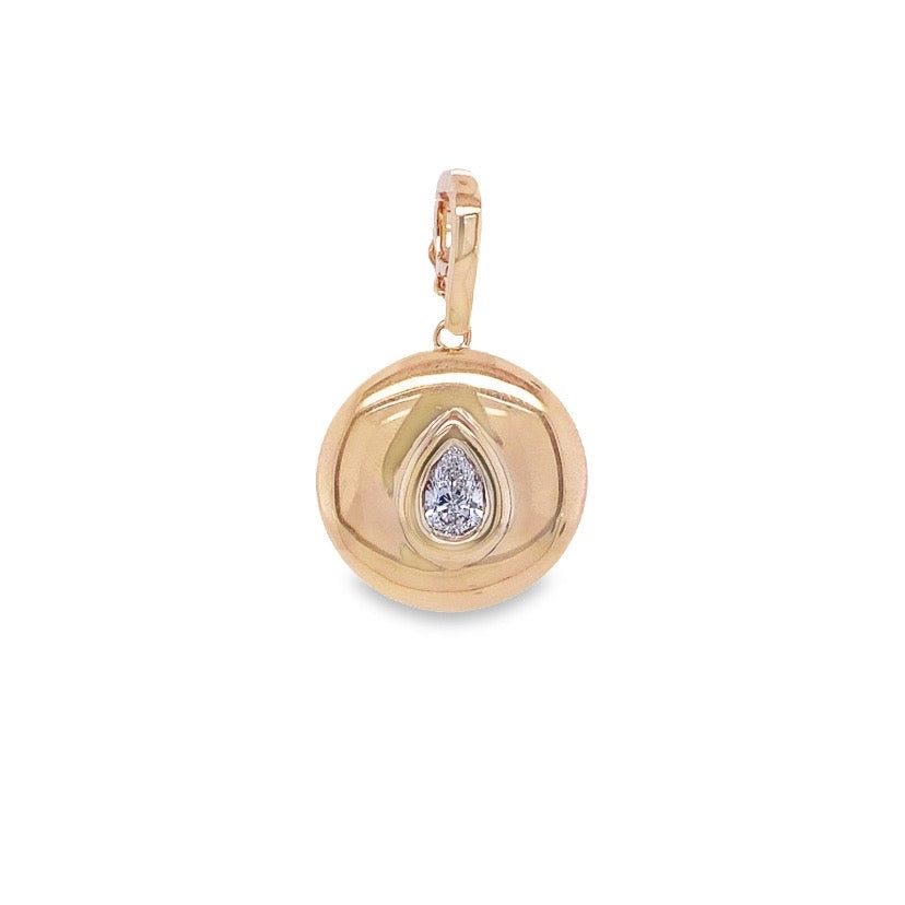 Raindrop Saucer Charm – Stoned Fine Jewelry
